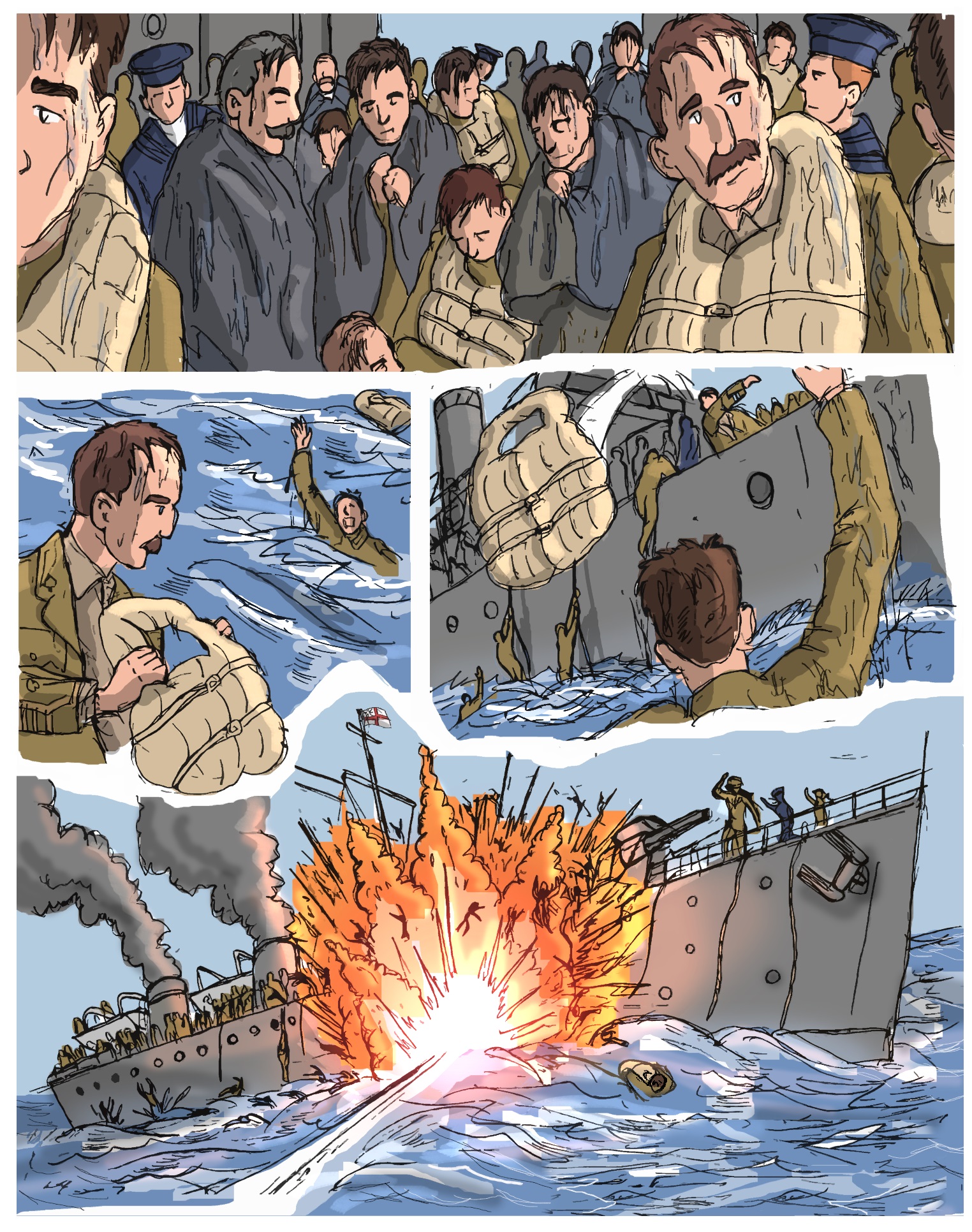 Sinking of HMS Attack | World War Graphic History